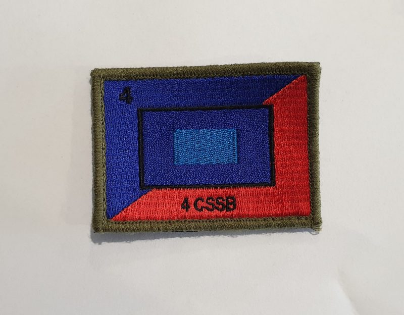 ADF 4TH COMBAT SERVICES SUPPORT BATTALION PATCH- P059 | Allied Militaria