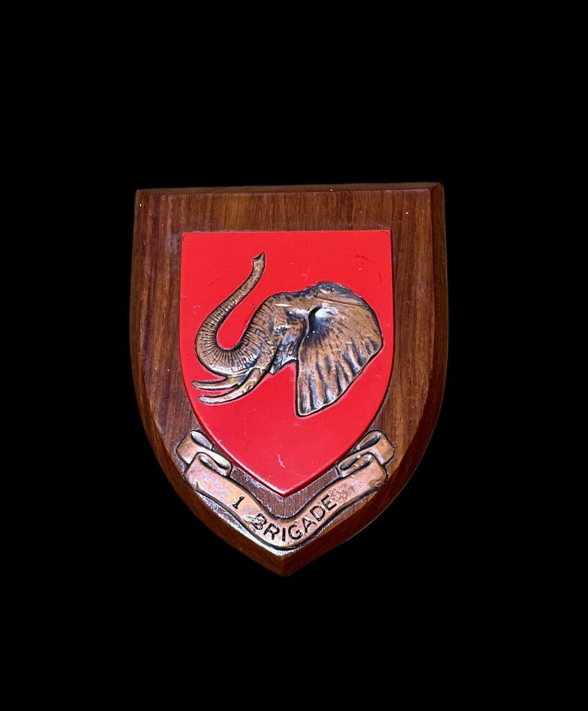 Rhodesian 1 Brigade Plaque - (RH057) | Allied Militaria