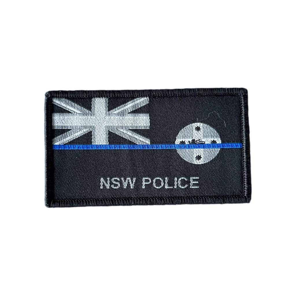NSW Police - Thin Blue Line Patch (PM0013) | Allied Militaria