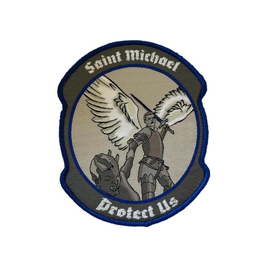 Saint Michael - Protect Us - Subdued Patch (PM011) | Allied Militaria