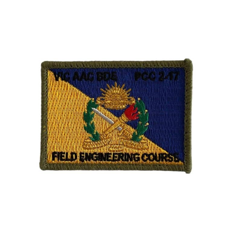 VIC AAC BDE - Field Engineering Course Patch - P547 | Allied Militaria