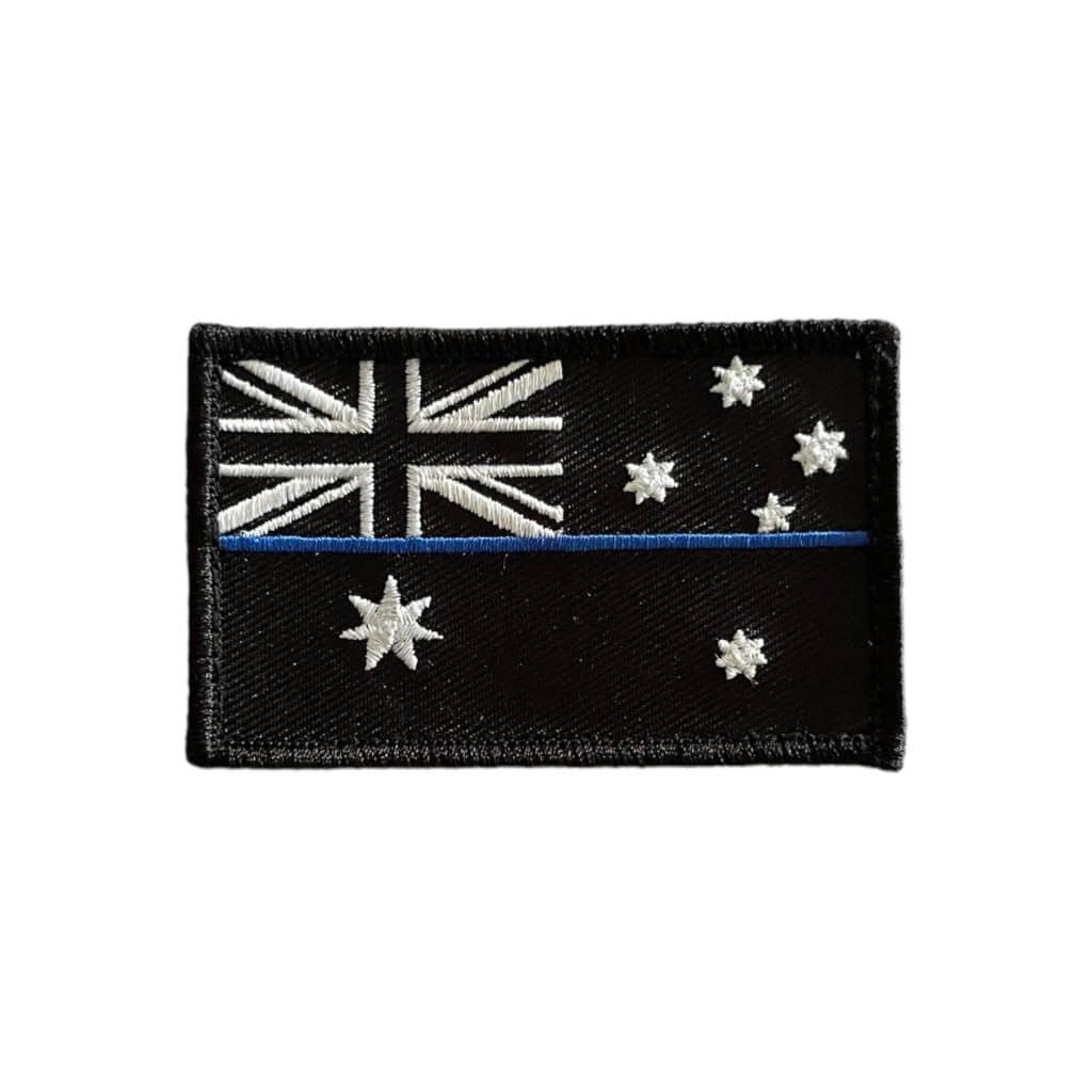 Australian Police Flag - Thin Blue Line Patch (PM020) | Allied Militaria