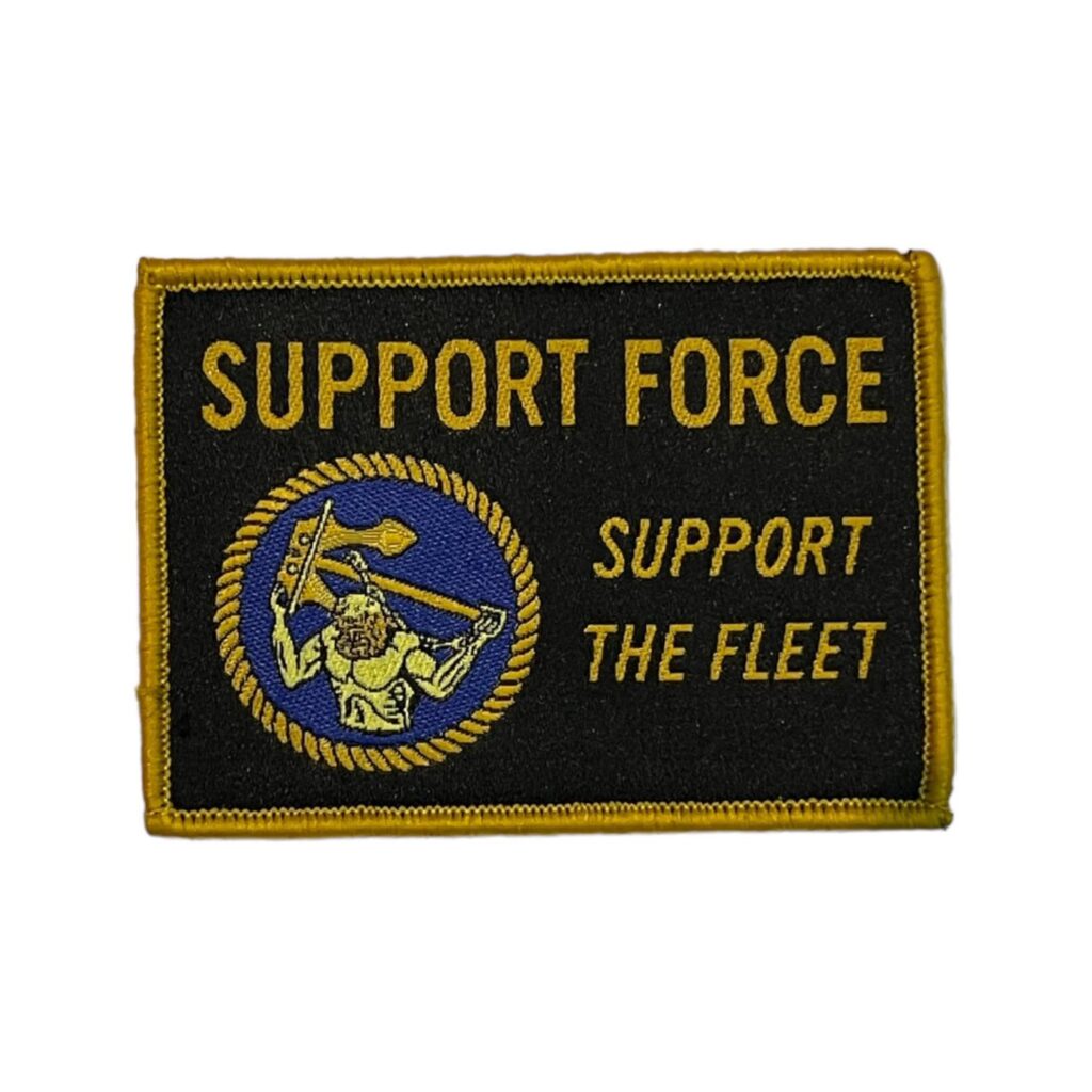 RAN Support Force "Support The Fleet" Patch - P610 | Allied Militaria