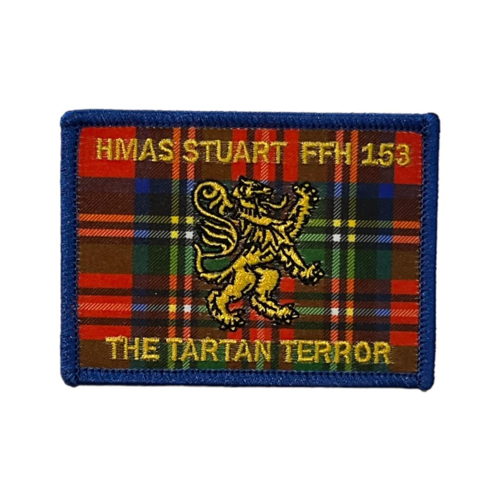 HMAS STUART FFH 153 " THE TARTAN TERROR "PATCH - P630 | Allied Militaria