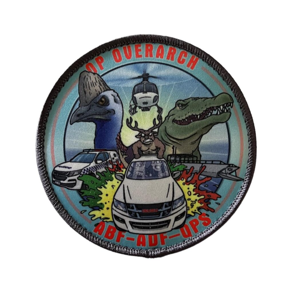 Op Overarch - ABF - ADF - QPS Patch - BP088 | Allied Militaria