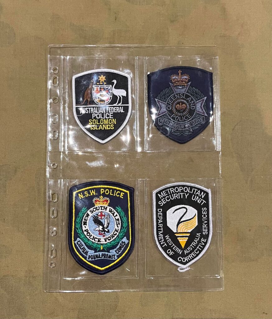 5 x Protective Patch Sleeves (Holds 4 x mixed Patches). | Allied Militaria