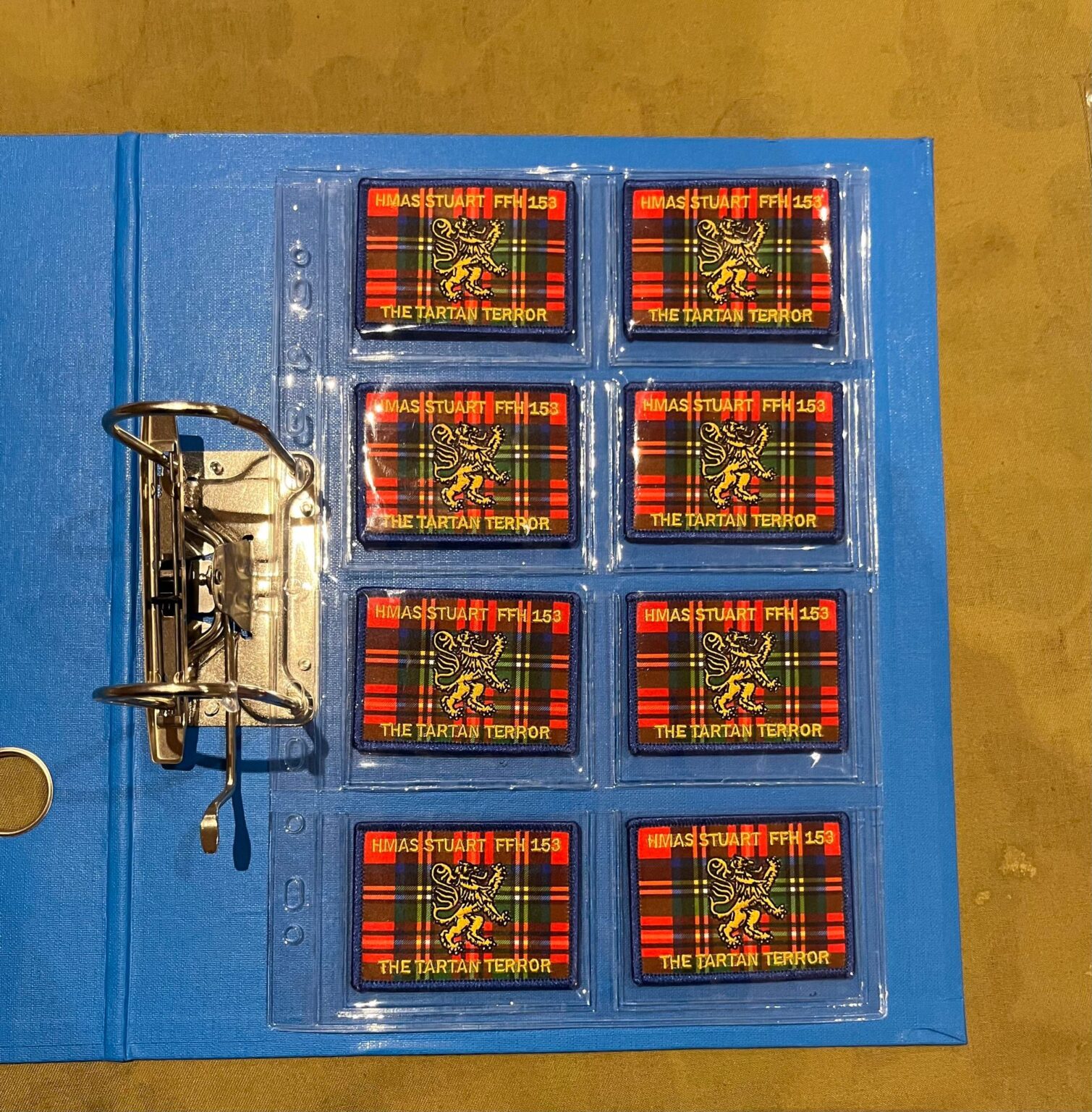 5 x Protective Patch Sleeves (Holds 8 Patches). | Allied Militaria