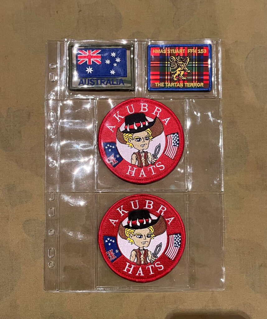 5 x Protective Patch Sleeves (Holds 4 x mixed Patches). | Allied Militaria