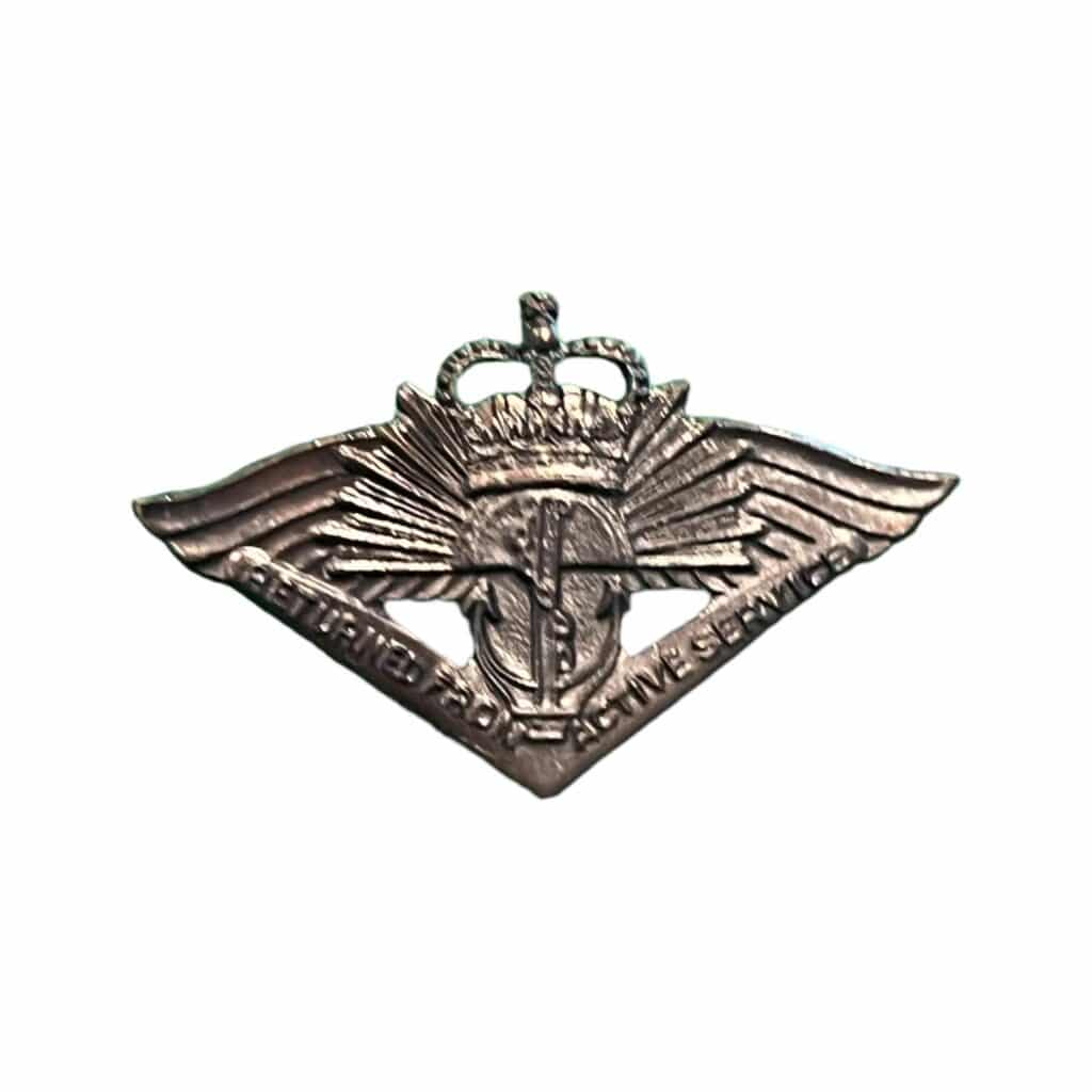 Returned From Active Service Badge (QC)- (A285) | Allied Militaria