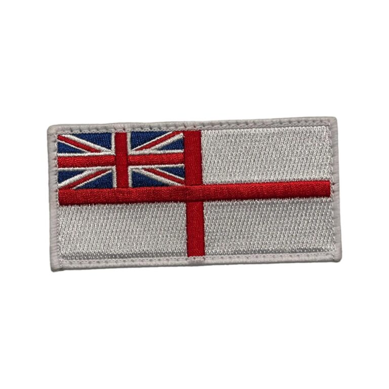 White Ensign Flag - Royal Navy Flag Patch - P806* | Allied Militaria