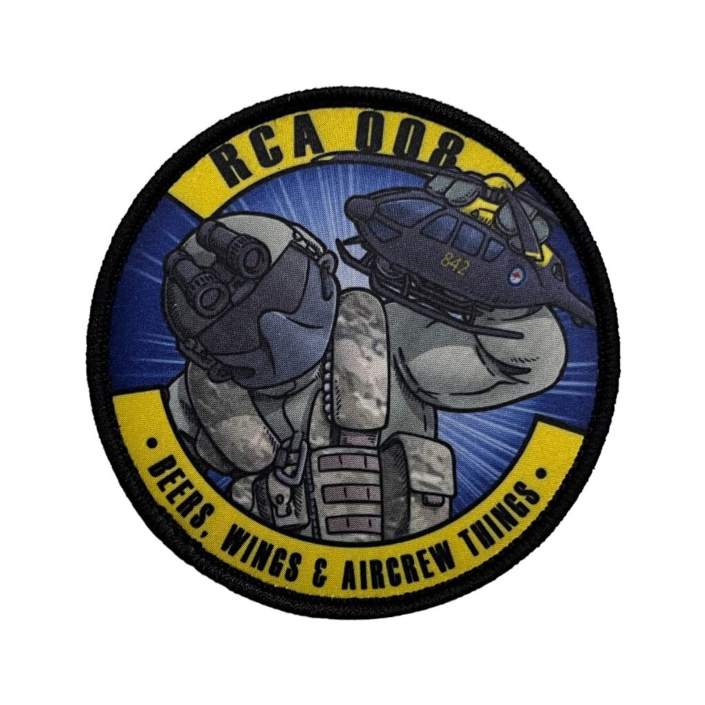 RCA 008 "BEERS, WINGS & AIRCREW THINGS" Patch BP111 | Allied Militaria