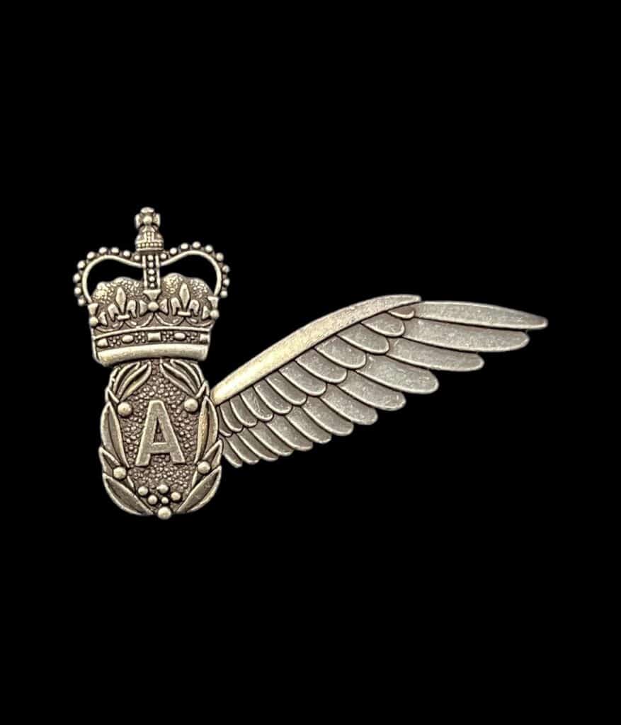 AAAvn – ‘A’ – Aircrew Metal Qualification Badge (A262) | Allied Militaria