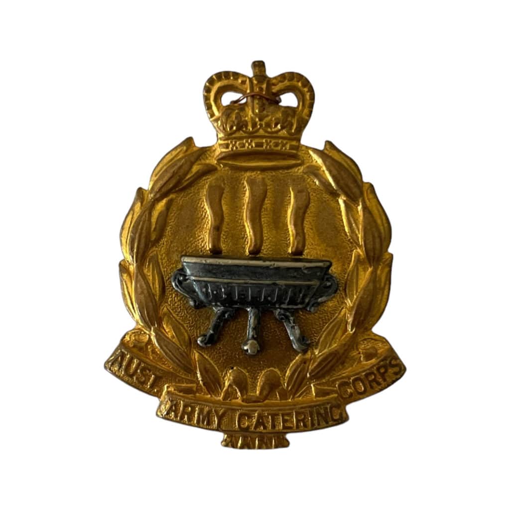 Australian Army Catering Corps Hat Badge - QC (A268) | Allied Militaria