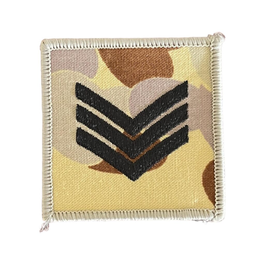 Rank – Sergeant Patch – DPDU - EP068 | Allied Militaria
