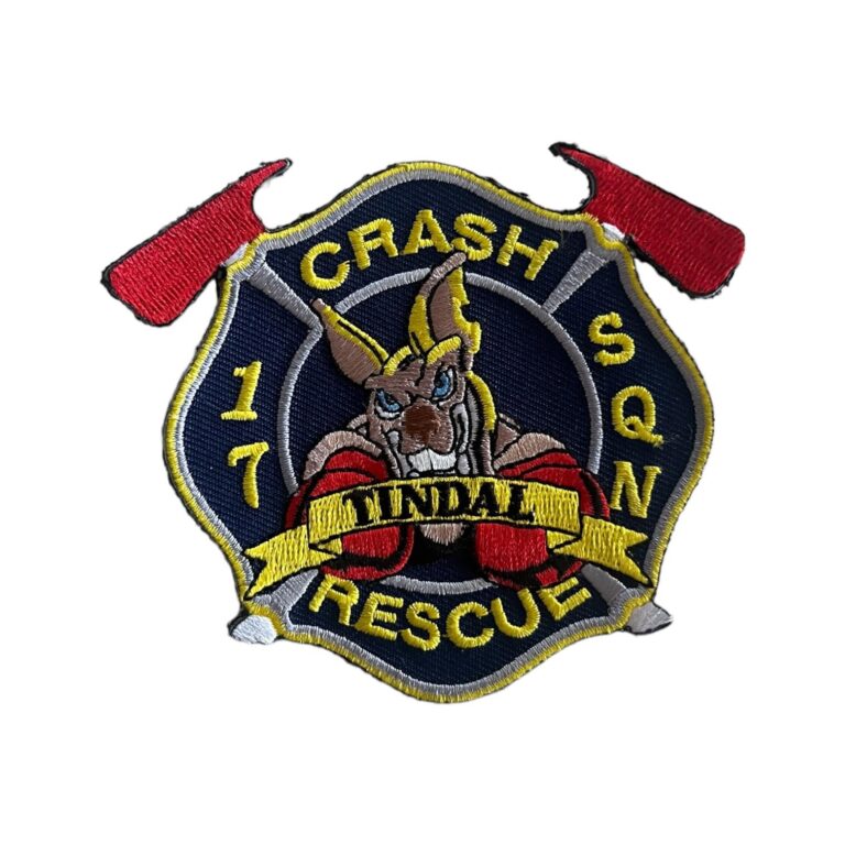 RAAF 17 Sqn Crash & Rescue Tindal Patch - P850 | Allied Militaria