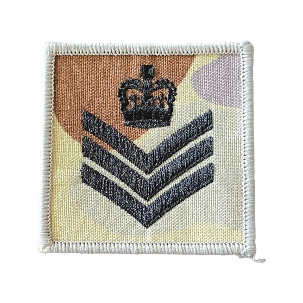 Rank – Staff Sergeant Patch – DPDU - EP069 | Allied Militaria