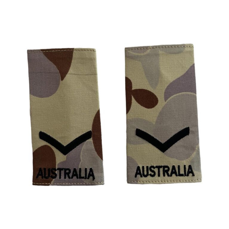 Rank Slide – Lance Corporal – DPDU (Pair) - EP066 | Allied Militaria