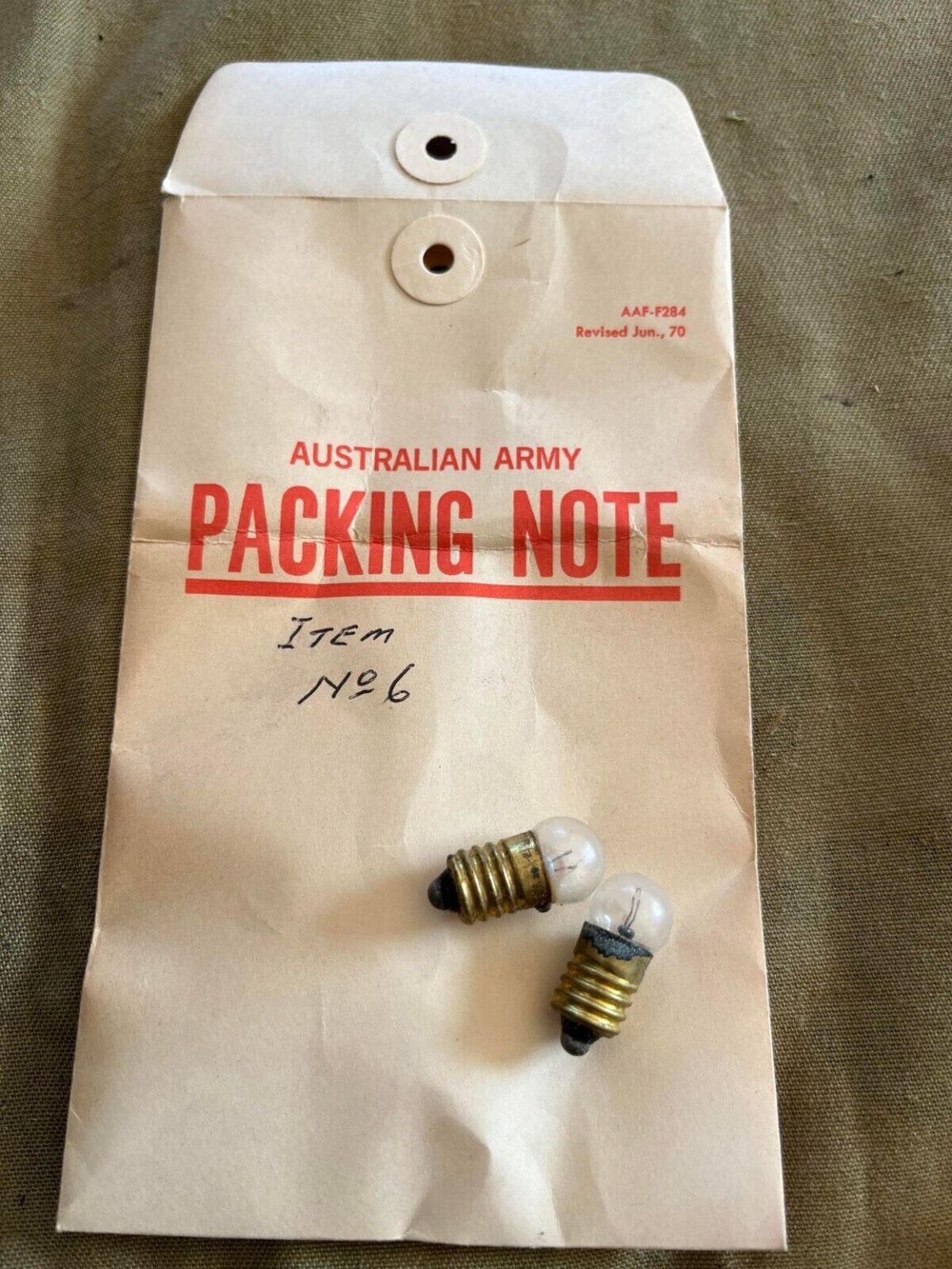 WW2 Vickers M G Aiming Lamp Mk III - Australian Made 1942 & 43 | Allied ...