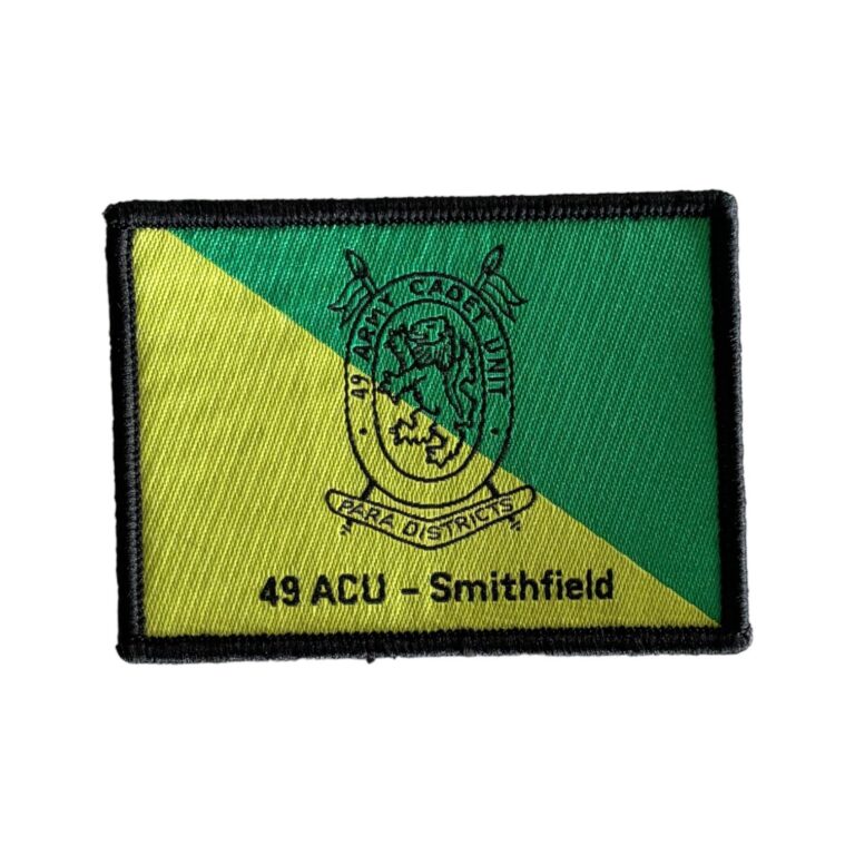 49 ACU - Smithfield Army Cadet Unit Patch- P978 | Allied Militaria