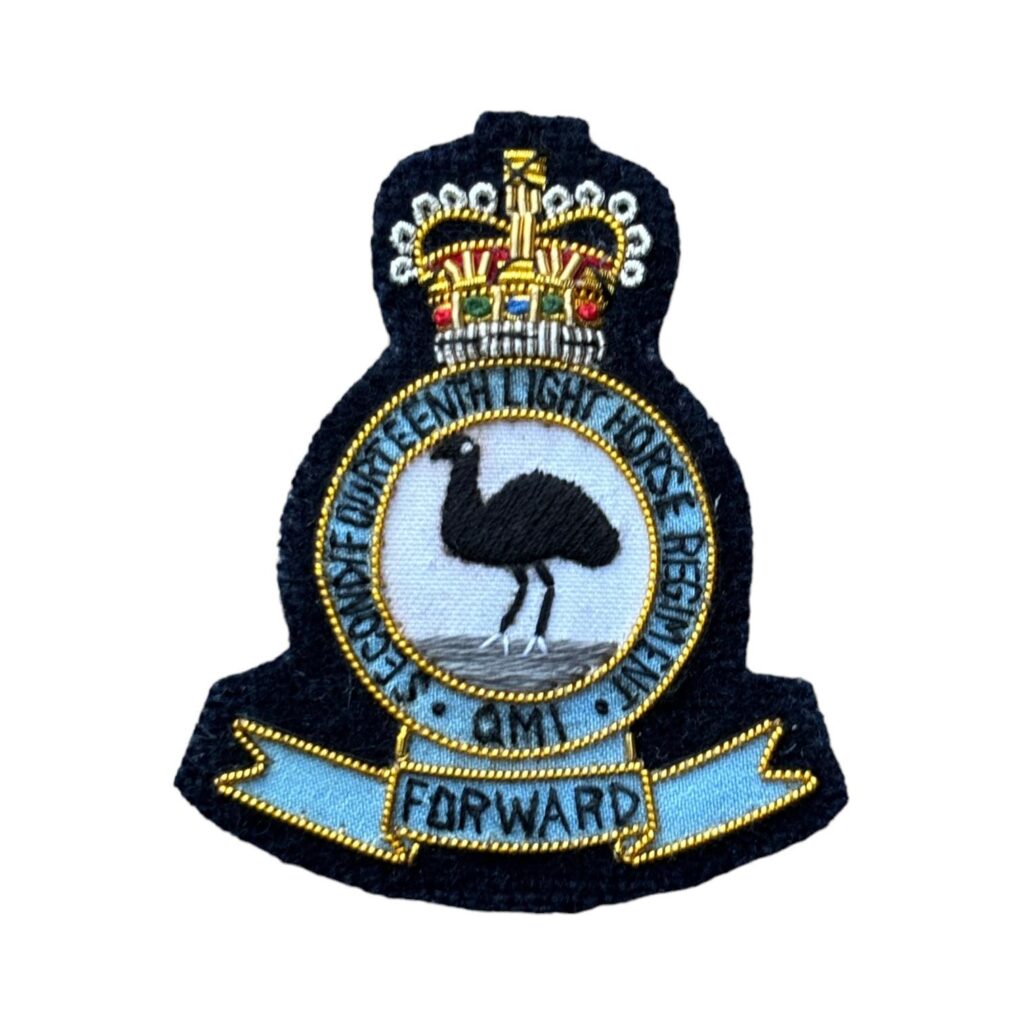 2nd/14th Light Horse Regiment Bullion Hat Badge (A346) | Allied Militaria