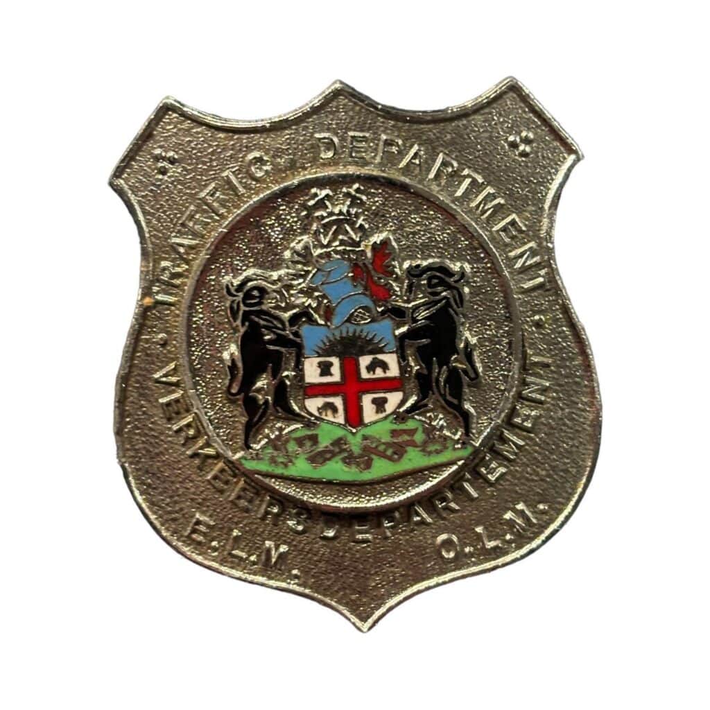 SOUTH AFRICAN - TRAFFIC DEPARTMENT BADGE - (SA039) | Allied Militaria