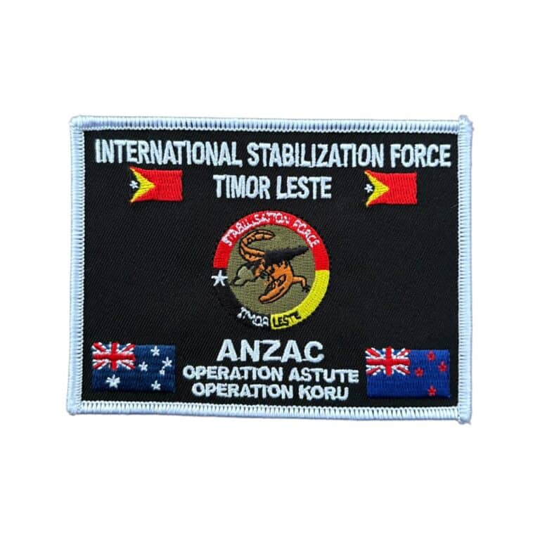 International Stabilization Force Timor Leste Patch - BP151 | Allied ...