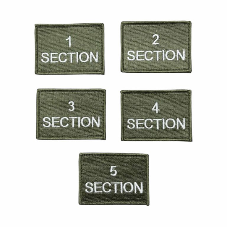 ADF 1 to 5 Section Patch Set- P1353 | Allied Militaria