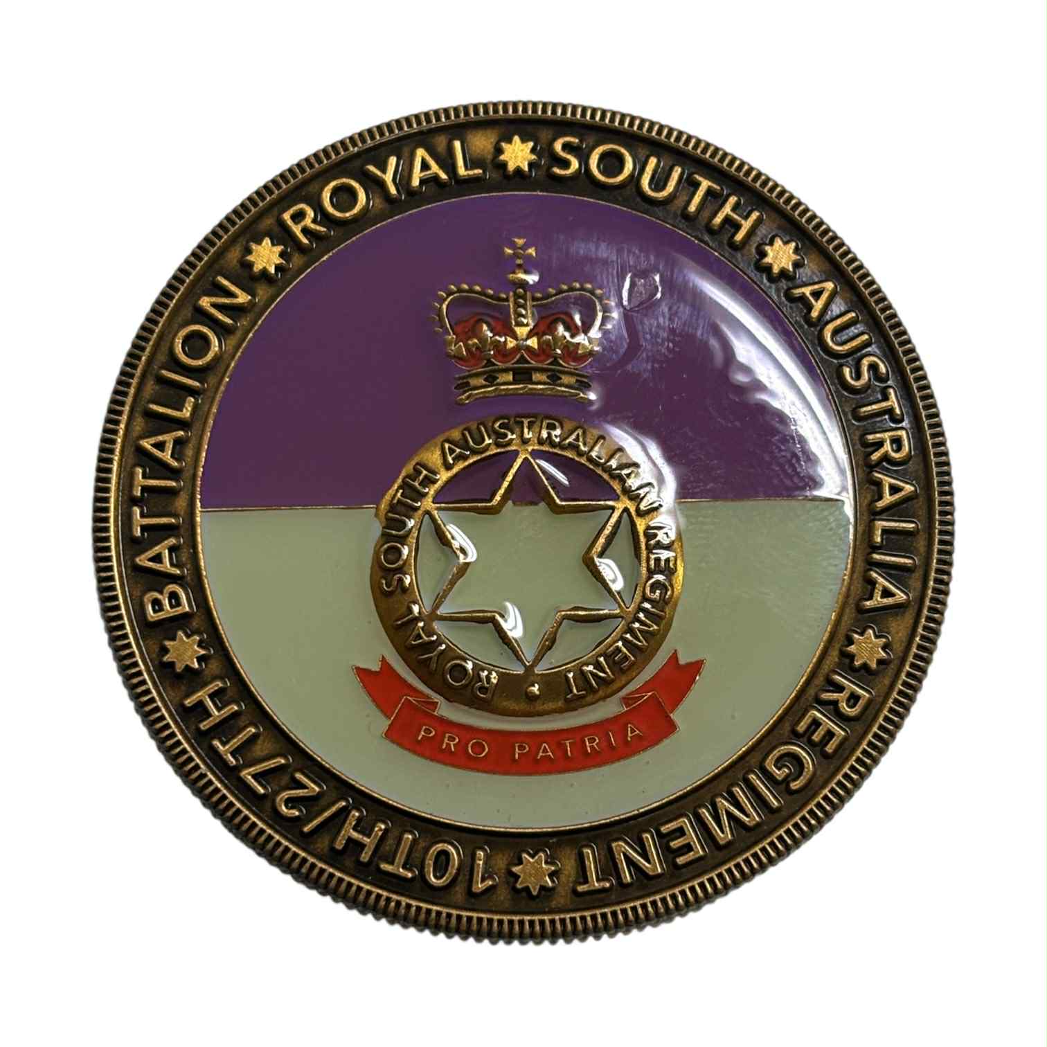 10th/27th Battalion - Royal South Australia Regiment Challenge Coin ...