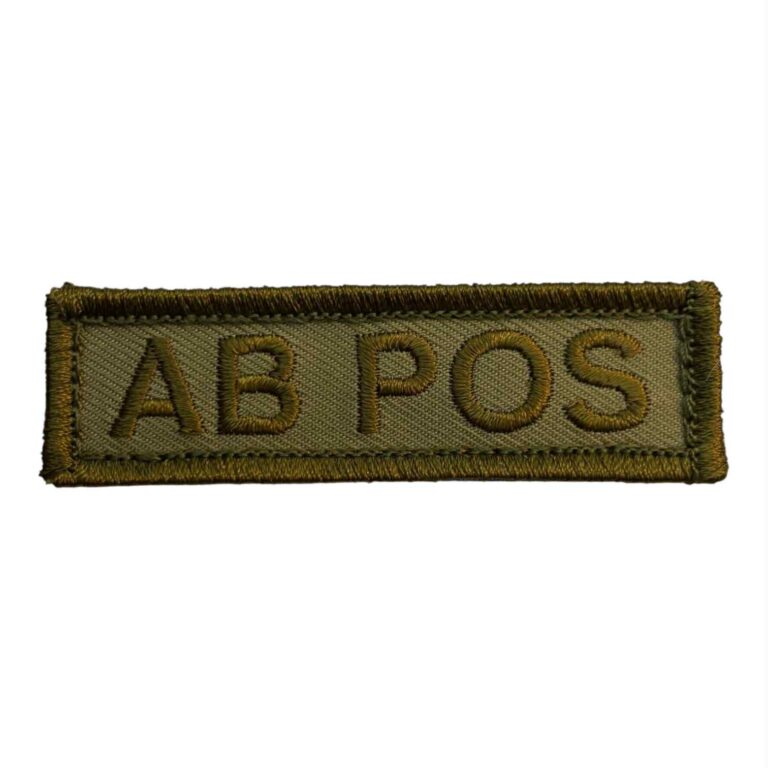AB POS Blood Type Patch - P1574 | Allied Militaria