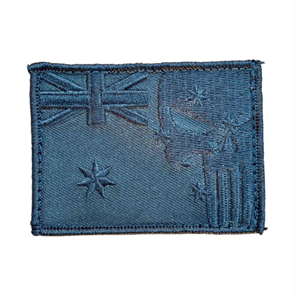 Australian Punisher Flag (Covert) Patch - P1616 | Allied Militaria