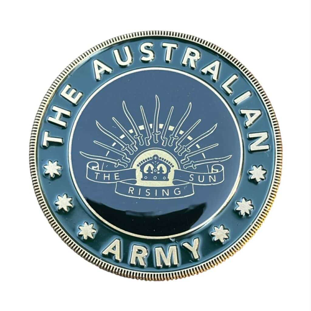 9th Brigade HQ Challenge Coin - (CC526) | Allied Militaria