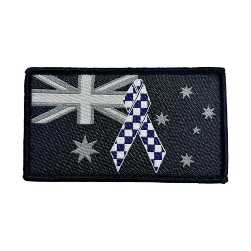 Australian National Flag Police Remembrance Subdued Patch (PM048 ...
