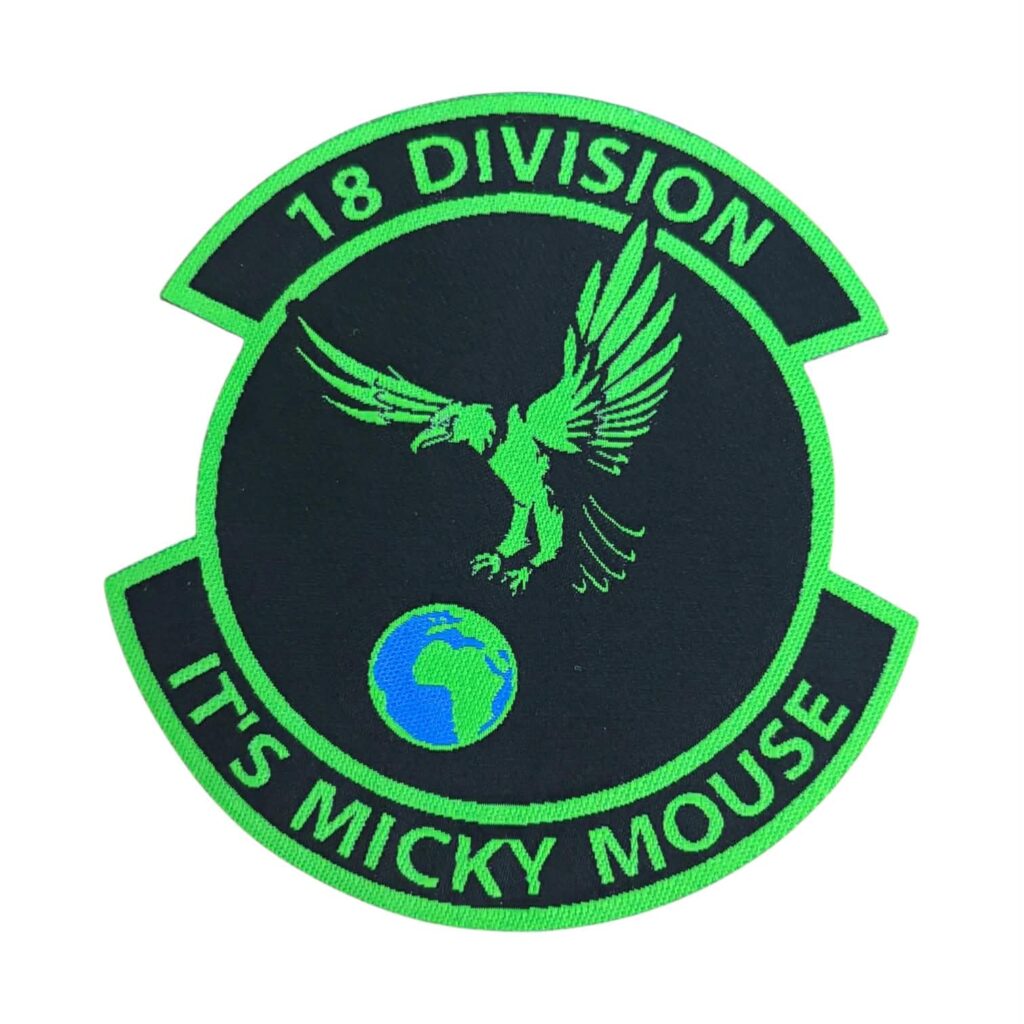 US NAVY - 18 DIVISION "IT'S MICKY MOUSE" Patch- P1766 | Allied Militaria