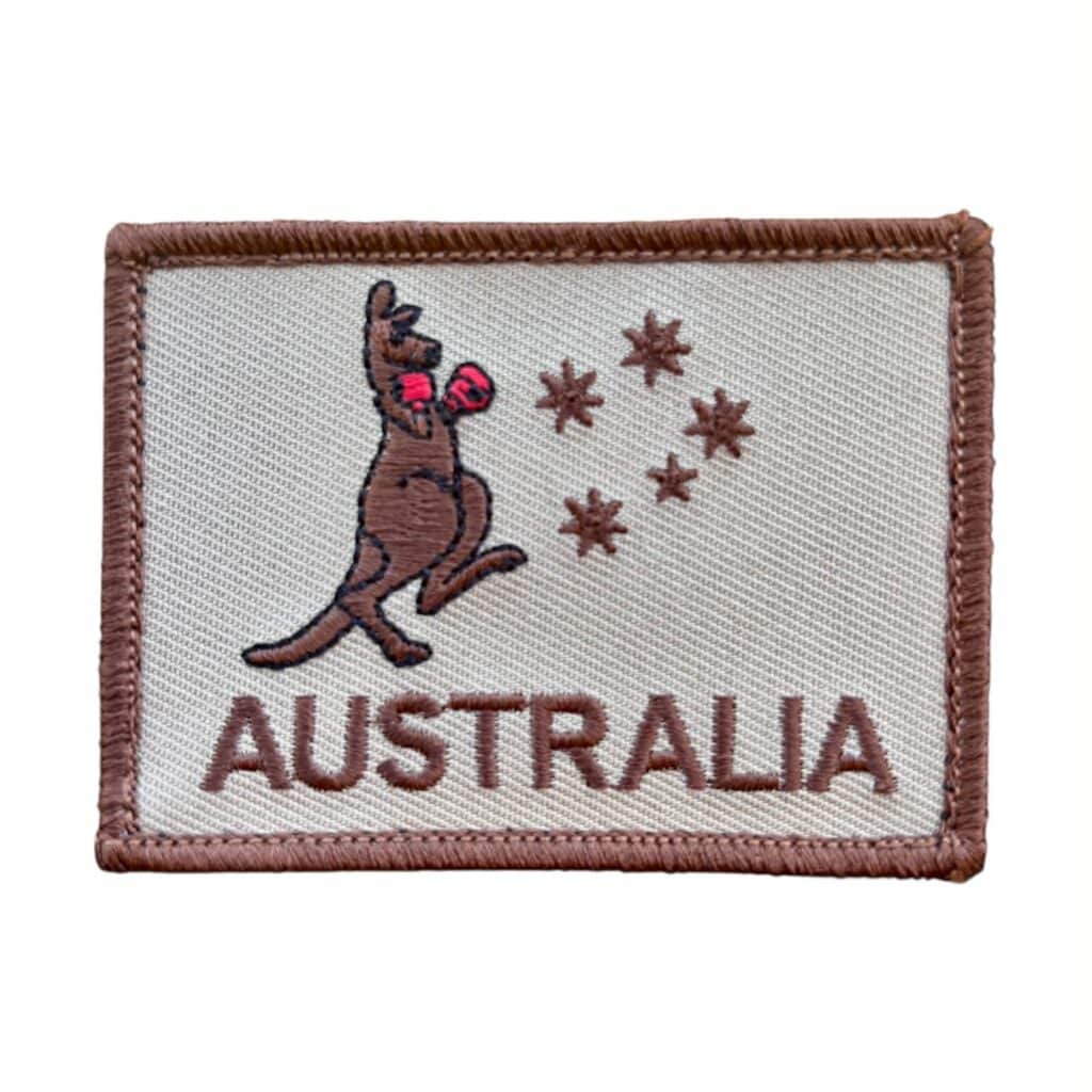 AUSTRALIA patch – Boxing Roo Patch - P1705 | Allied Militaria