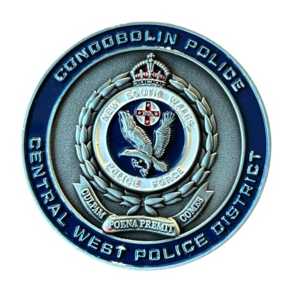 NSW Police - Condubolin Police Challenge Coin (CC710) | Allied Militaria
